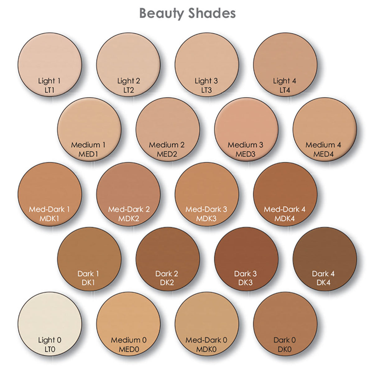 Celebré Pro-HD™ Cream Foundation 20 Color Palette | Fox and Superfine