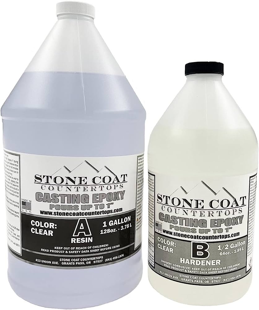 Stone Coat Casting Epoxy- Gallon Kit | Fox and Superfine